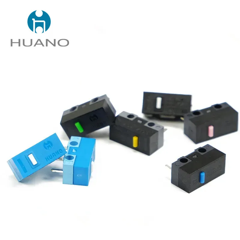 1Pcs-New-Authentic-HUANO-mouse-micro-switch-button-white-yellow-blue ...