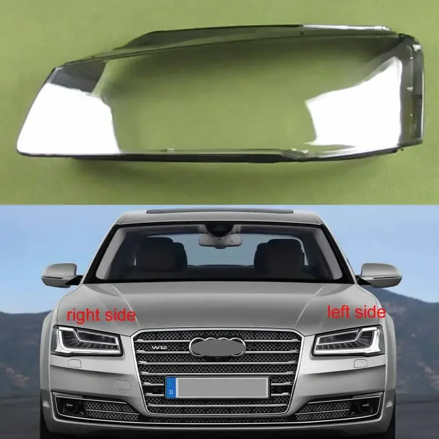For Audi A8 D4 2014 2015 2016 2017 Headlight Transparent Cover ...