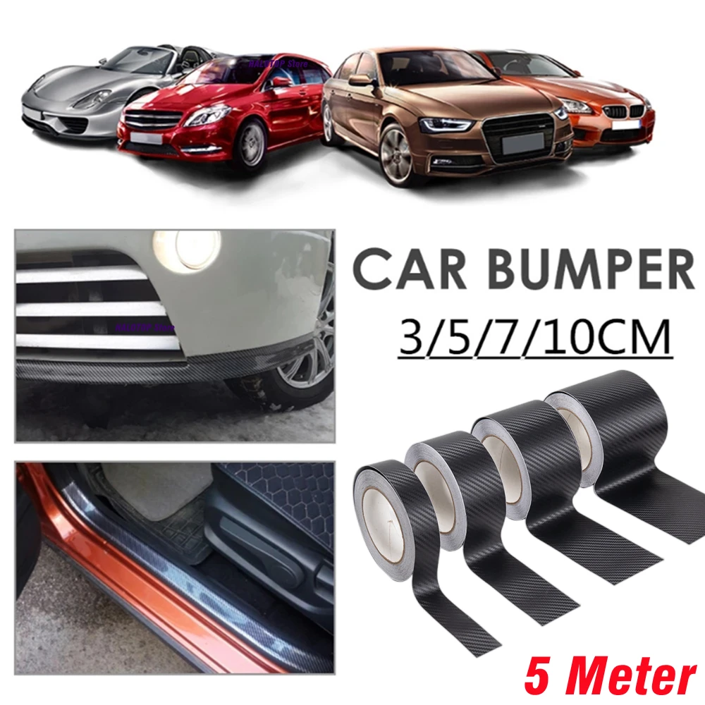 5M-Nano-Carbon-Fiber-Car-Sticker-Waterproof-Protection-Film-Auto-Door ...