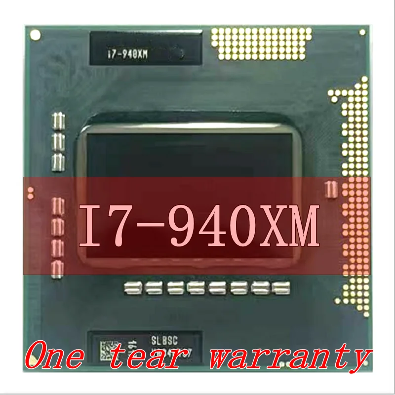 I7 940XM I7 940XM SLBSC 2.1 GHz 쿼드 코어 8 스레드 프로세서 CPU 8M 55 와트 소켓 G1 ...