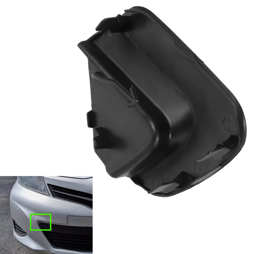 Front Bumper Tow Hook Cover Plastic Black Cap Fit for Toyota Yaris LE ...