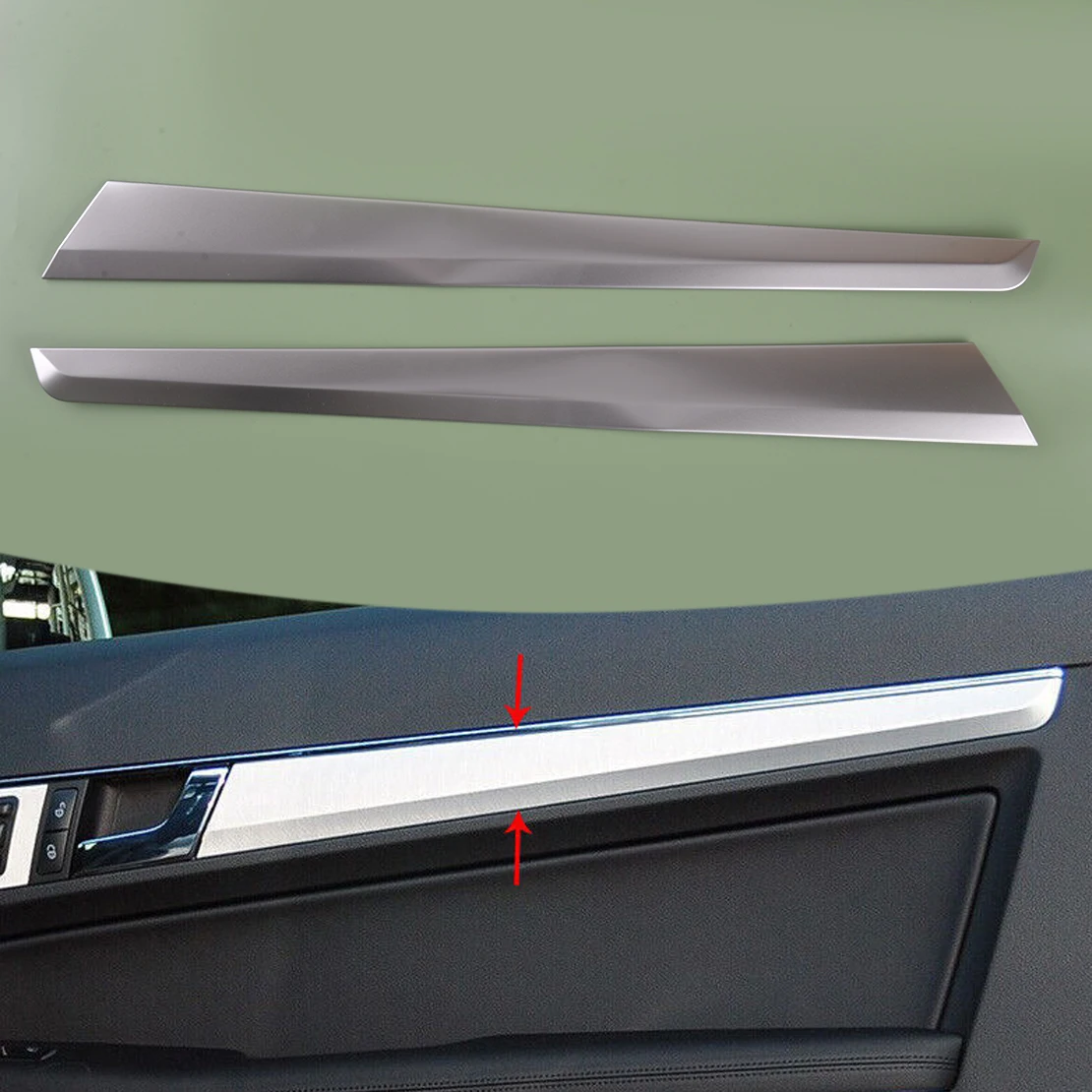 1-Pair-Car-Door-Panel-Trim-Strip-Fit-for-Mercedes-Benz-E-Class-Coupe ...