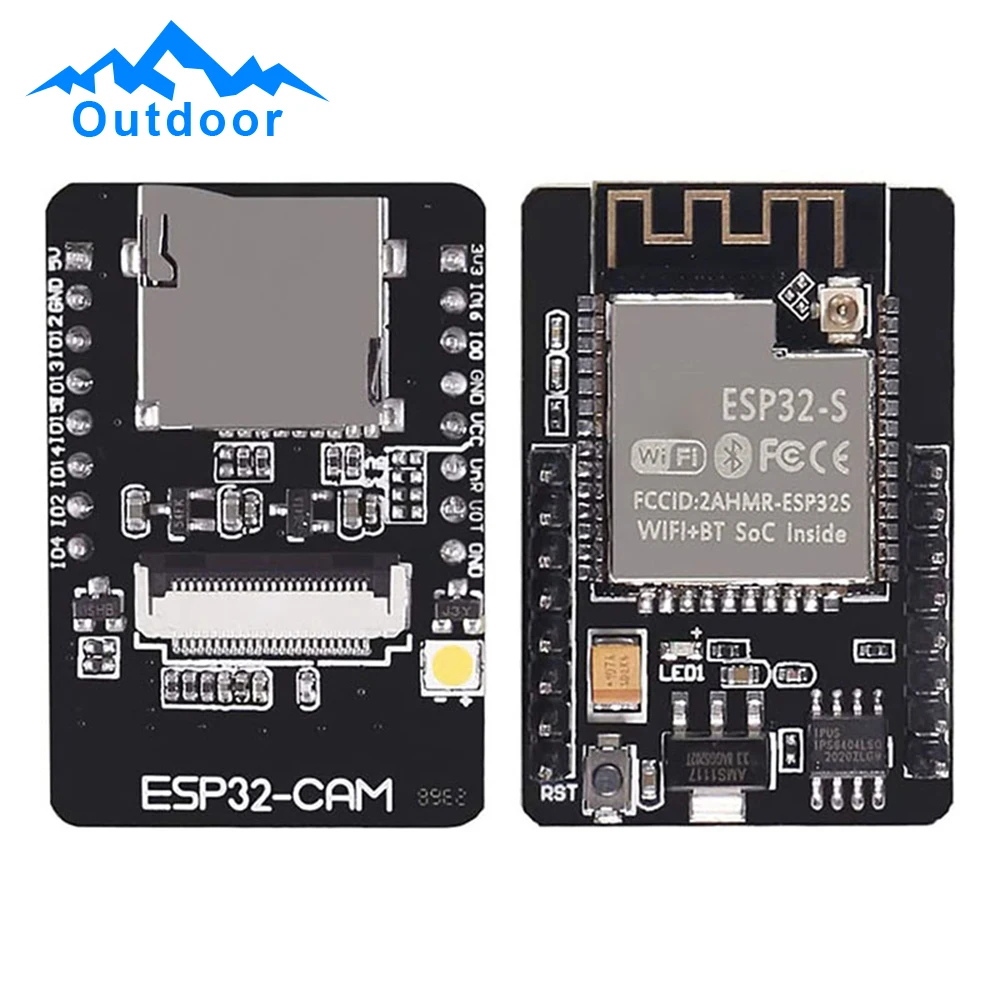 Esp32 Cam Wifi Bt Development Board Welding Pin Arrangement Without