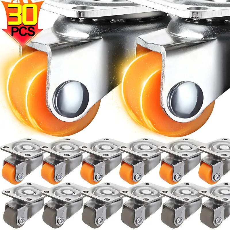 Mini Self Adhesive Universal Wheel Furniture Caster with Soft Rubber ...