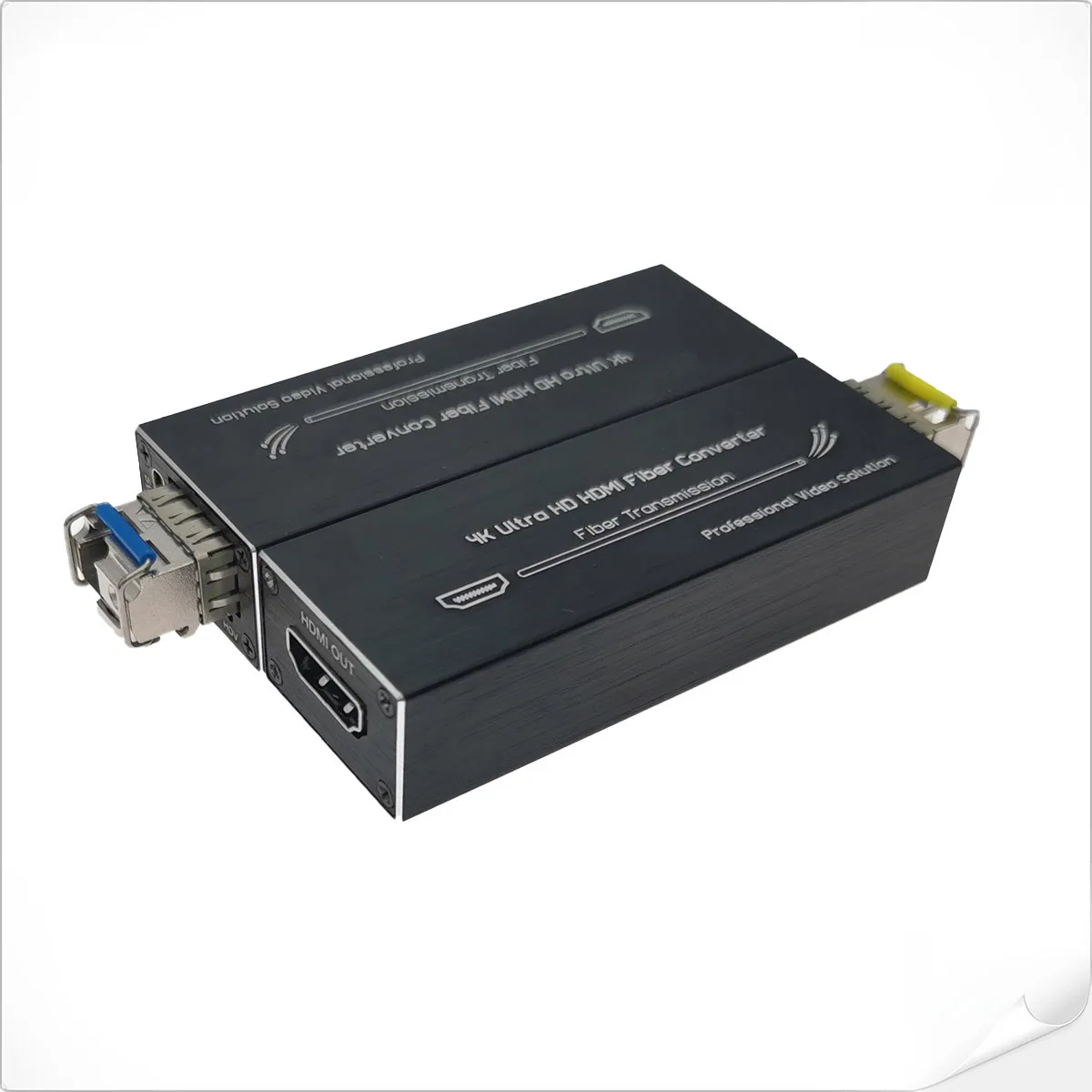 Mini 4K HDMI Fiber Extender Uncompressed 4K@30Hz HDMI 1.4a Vidoe over ...