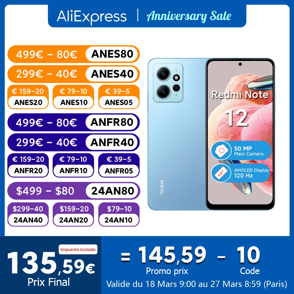 20-Code-ANFR20-Xiaomi-Smartphone-Redmi-Note-12-Snapdragon-685-cran ...