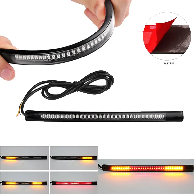 1pc-LED-Motorcycle-Decorative-Lights-Strip-Light-48SMD-Motorbike-Tail ...
