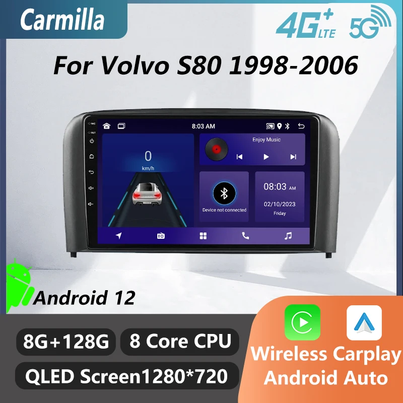 2-Din-Android-Car-Radio-for-Volvo-S80-1998-2006-Car-Stereo-Multimedia ...