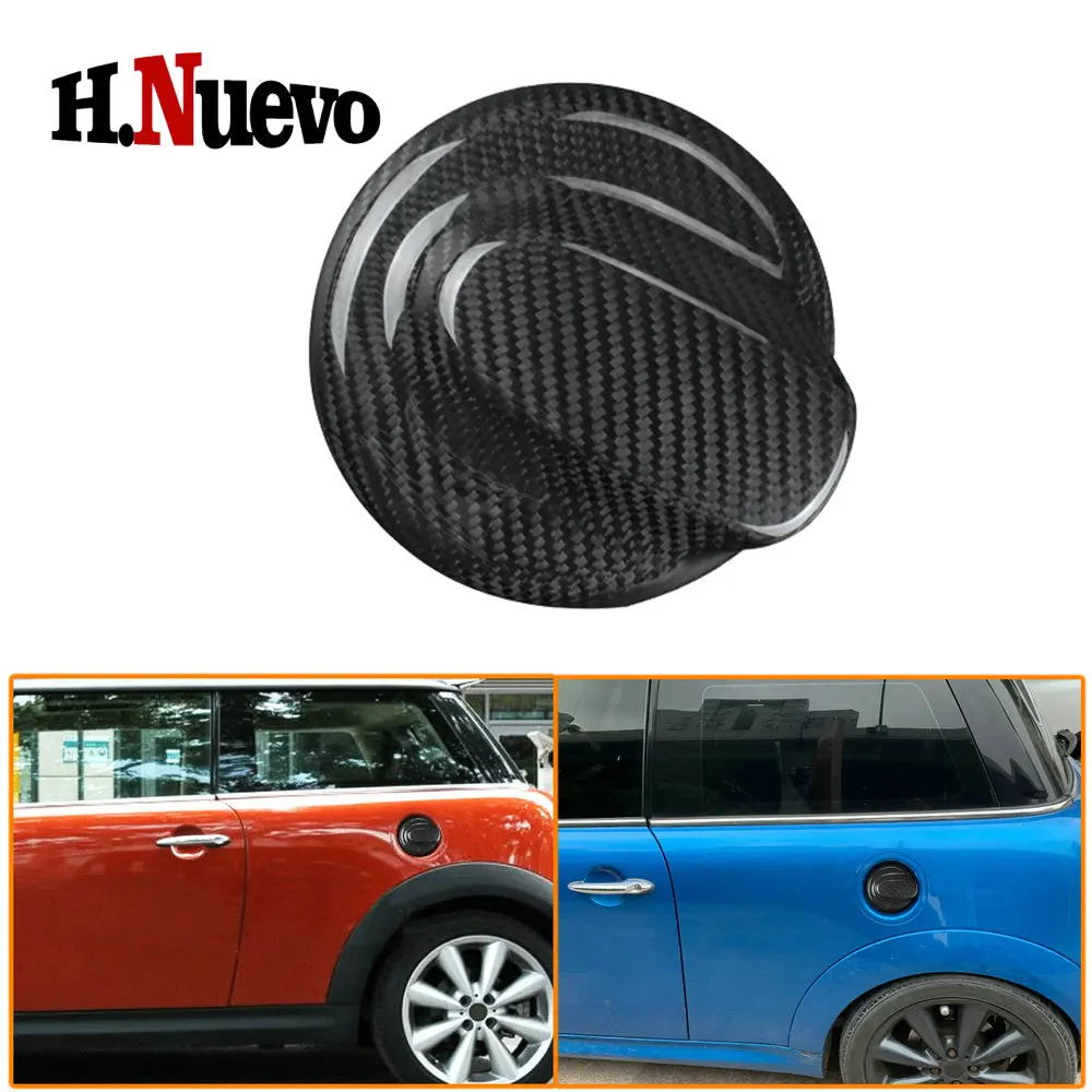 Auto Accessories Carbon Fiber Pattern Car Fuel Tank Cap Cover Case ...