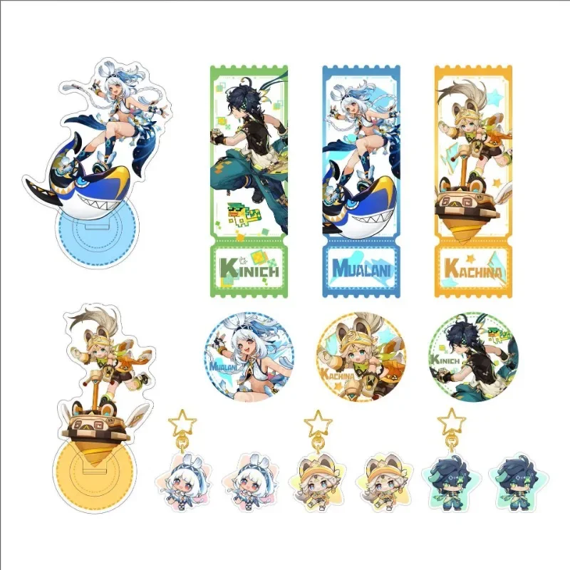 Genshin-Impact-KeyChain-Men-Kinich-Key-Chain-Women-Kachina-Acrylic-Car ...