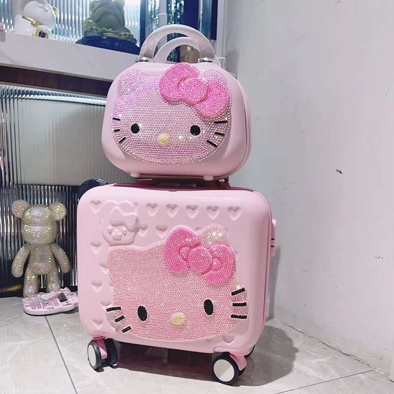 Original-Hello-Kitty-Suitcase-Cartoon-Travel-Cosmetic-Case-Large ...