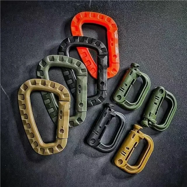 Tactical-D-Ring-Grimlock-Carabiner-Clip-MOLLE-Webbing-Attachment-Fast ...