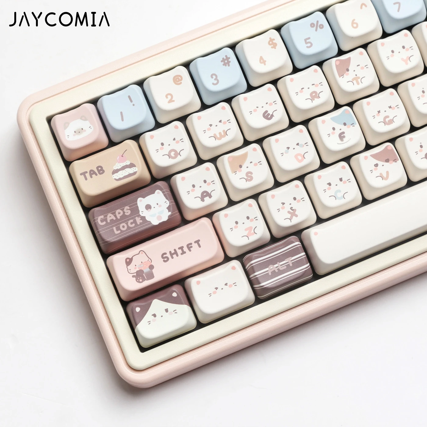 MAO-Cat-Keycaps-PBT-Material-Dye-Sub-For-7u-Alice-Layout-Big-Set-Key ...