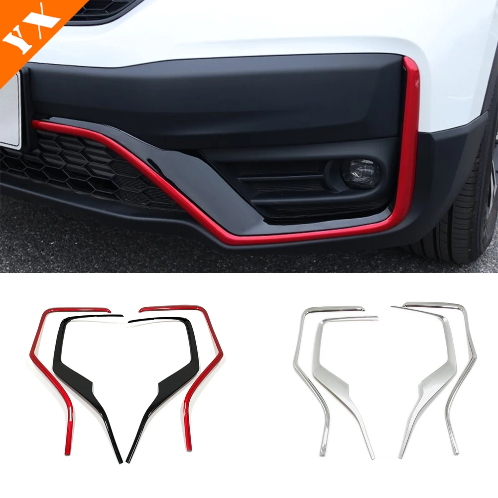 Chrome Carbon Black Look Car Front Fog Light Lamp Trim Cover Auto ...