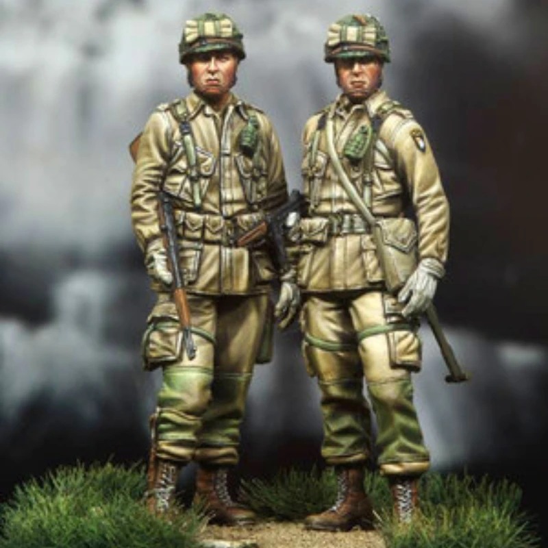 1-35-Scale-Resin-Figure-Model-Kit-Scene-US-Army-101-Airborne-Division ...