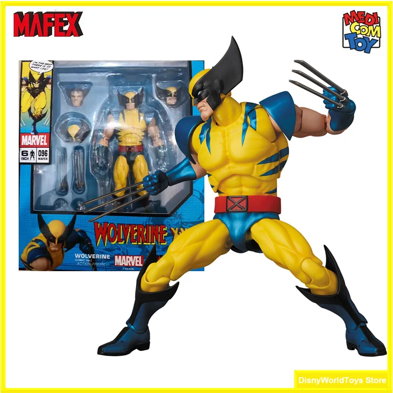 WOLVERINE-Soft-Ver-MAFEX-No-096-100-original-X-MEN-Figuras-de-A-o-Anime ...