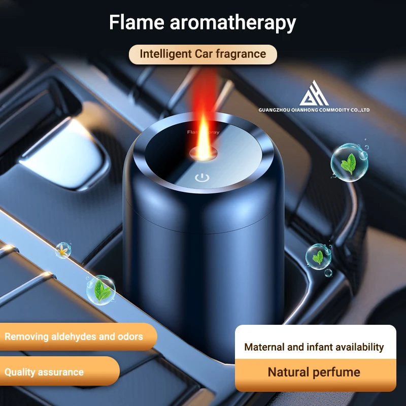 Car-aromatherapy-with-flame-light-and-flame-spray-Car-Air-Refresher ...
