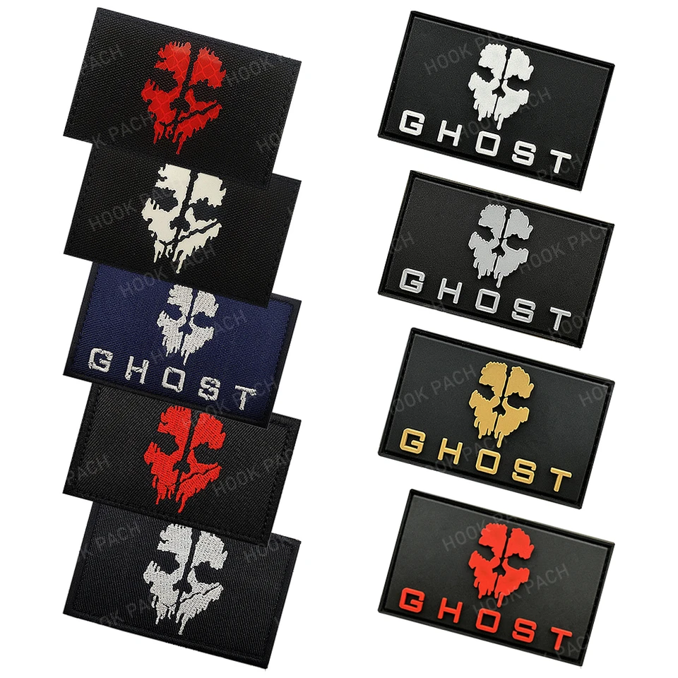 Airsoft Ghost Patches