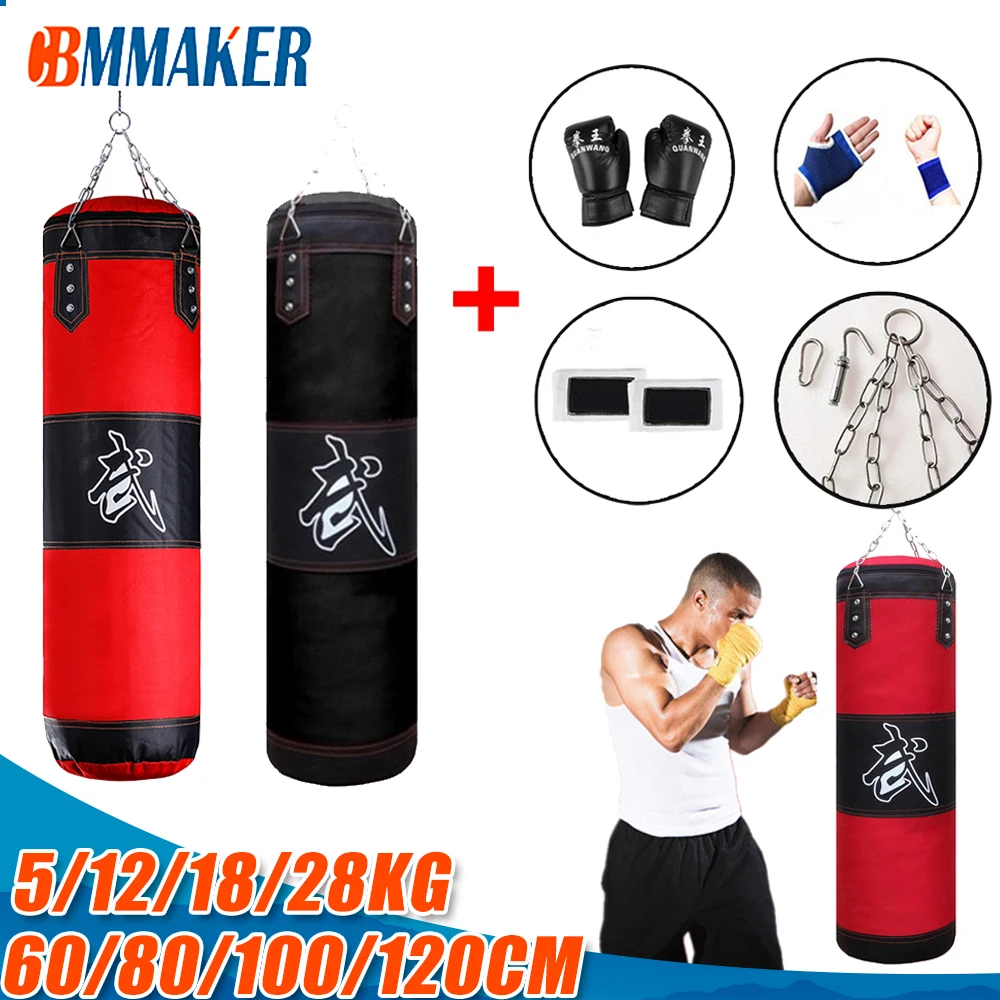Bolsa de arena vacía para boxeo, saco de arena colgante para ...