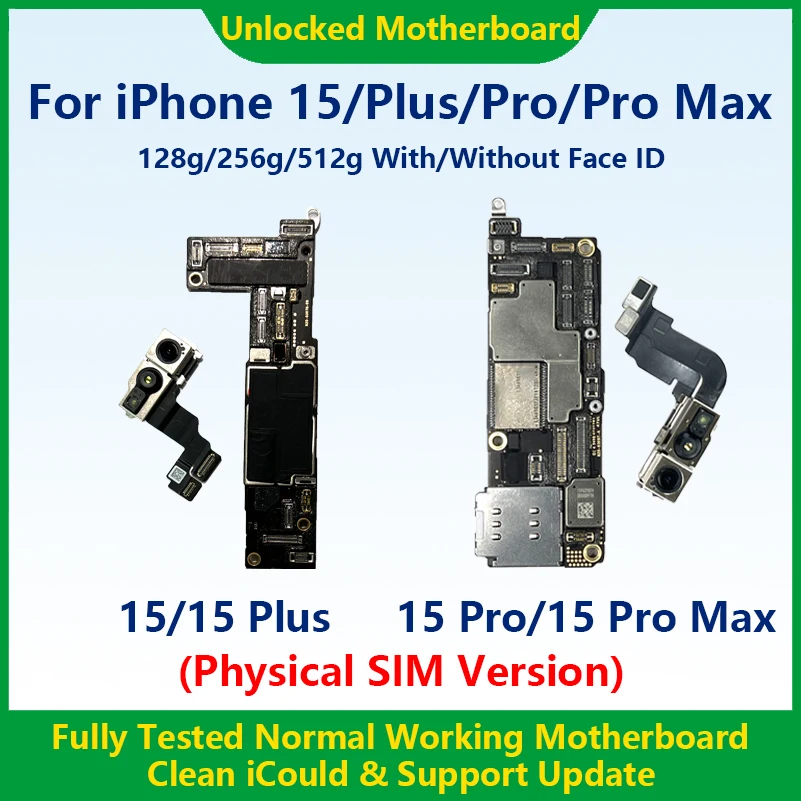 Fully-Tested-Authentic-Mainboard-For-iPhone-15-Pro-Max-Motherboard-With ...