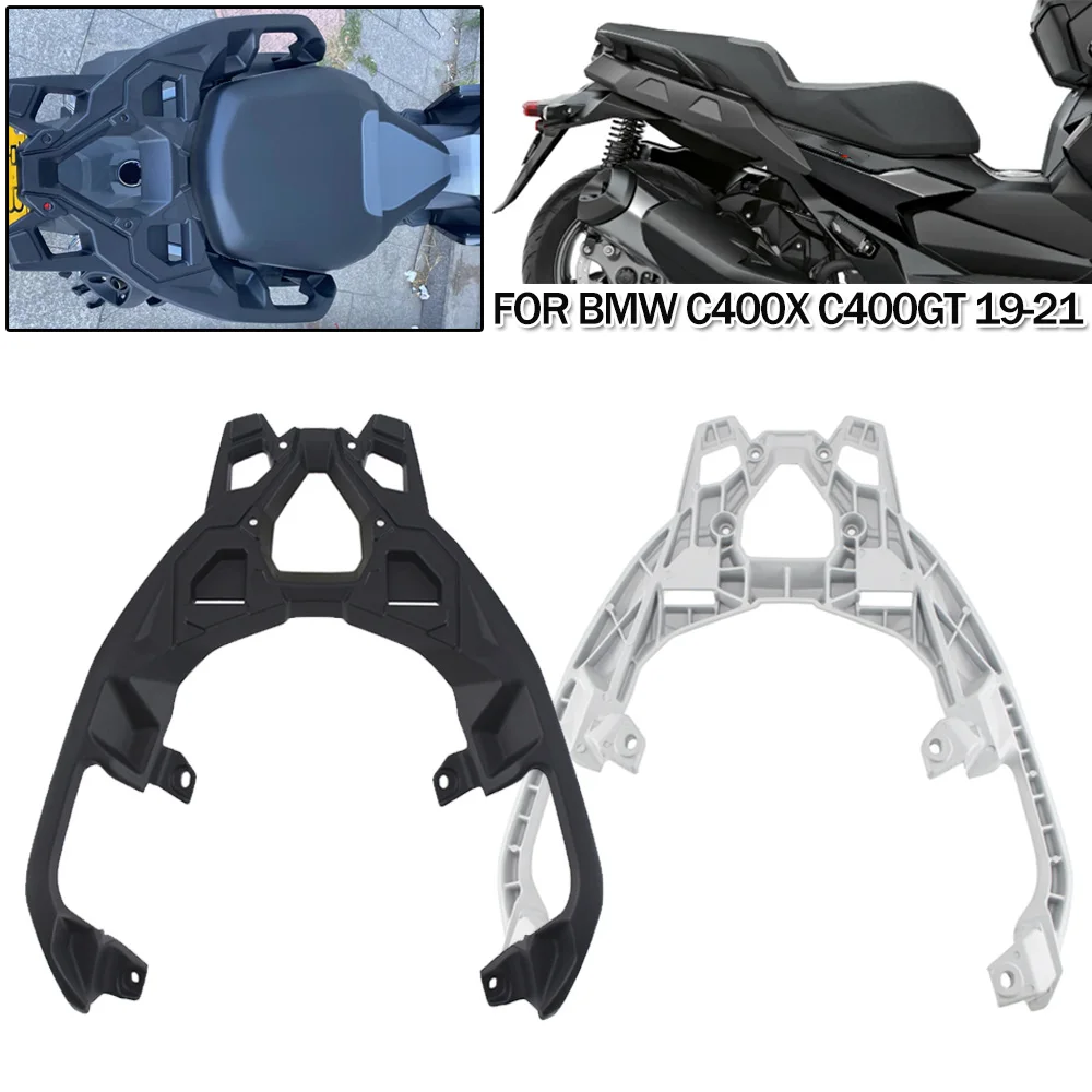 Motorcycle-Aluminum-Alloy-Black-Rear-Luggage-Rack-Cargo-Holder-Carrier ...