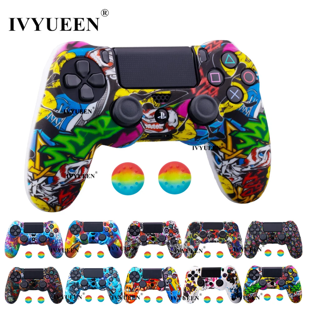 IVYUEEN 25 Colors Silicone Camo Protective Skin Case For Sony Dualshock ...