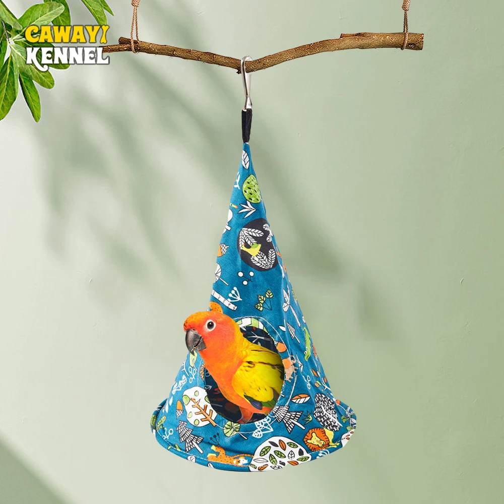 1pc Parrot Hammock Tent Bird Summer Hammock Sleep Bed Home Hanging Nest ...