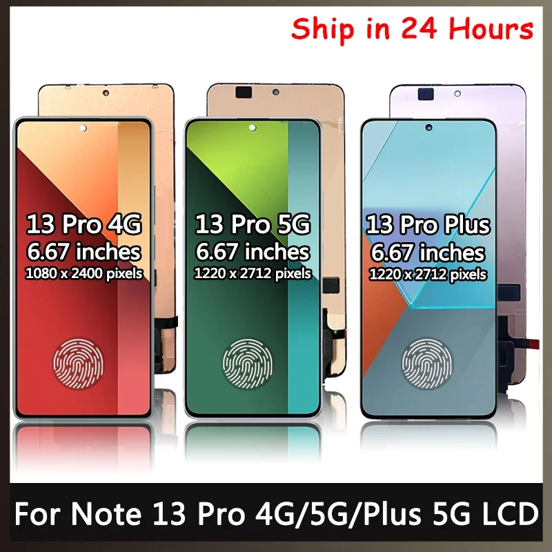 6-67-AMOLED-For-Xiaomi-Redmi-Note-13-Pro-2312DRA50C-23117RA68G-display ...