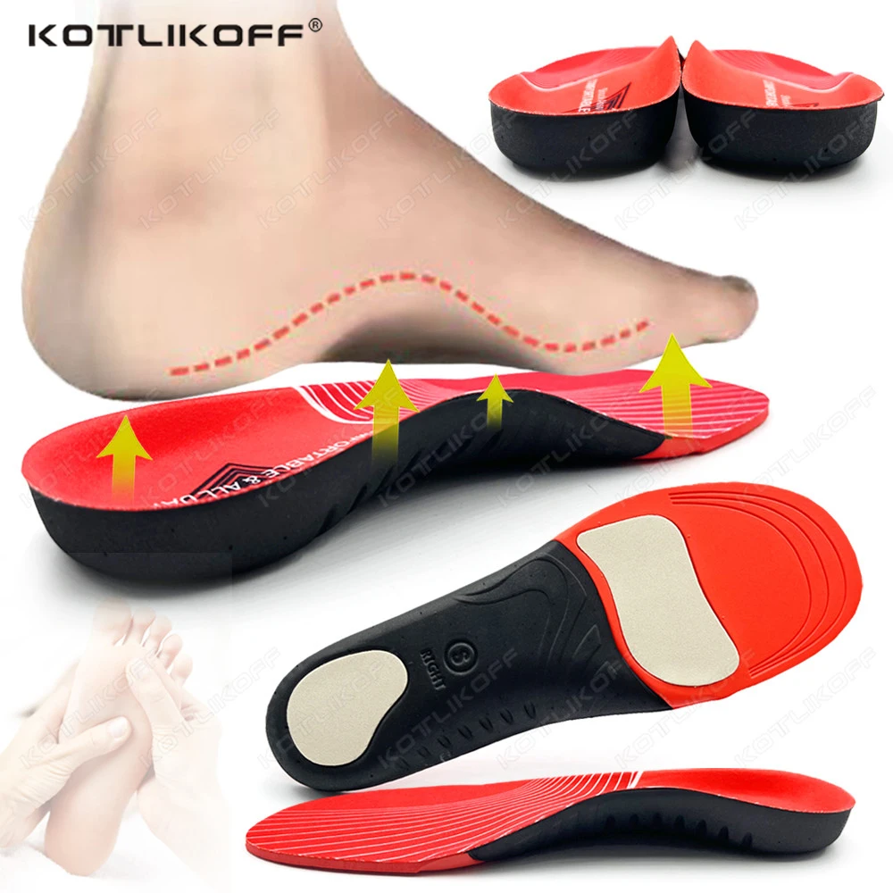 Orthotics Insoles For Sneakers Shoe Inserts Severe Flat Feet Arch Foot ...