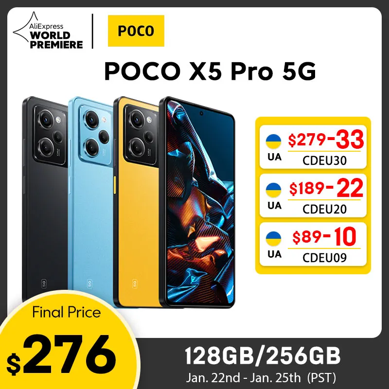 World-Premiere-POCO-X5-Pro-5G-Global-Version-128GB-256GB-Snapdragon ...
