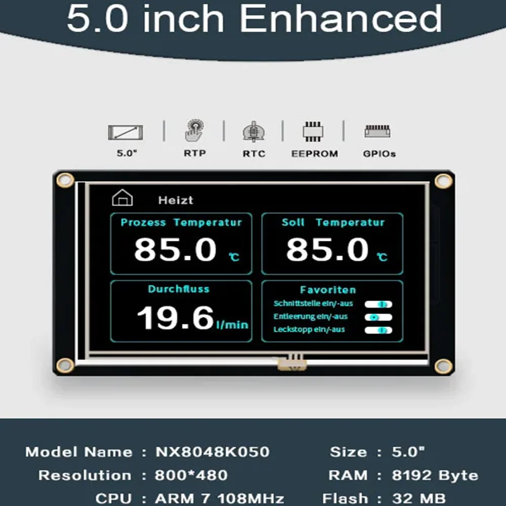 5-0-Inch-Nextion-Enhanced-HMI-Intelligent-Smart-USART-UART-Serial-Touch ...