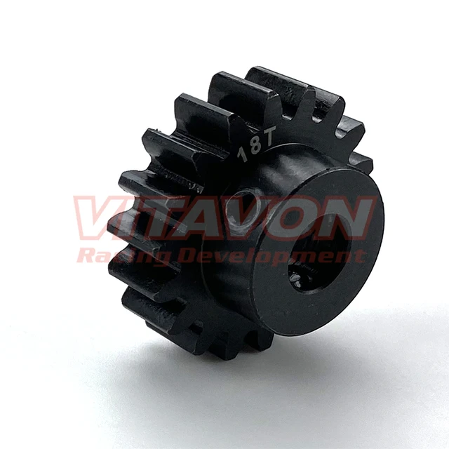 VITAVON CNC 45# HD 1.5Mod 18T Pinion Gear 8mm bore for X-MAXX / DBXL / 5B