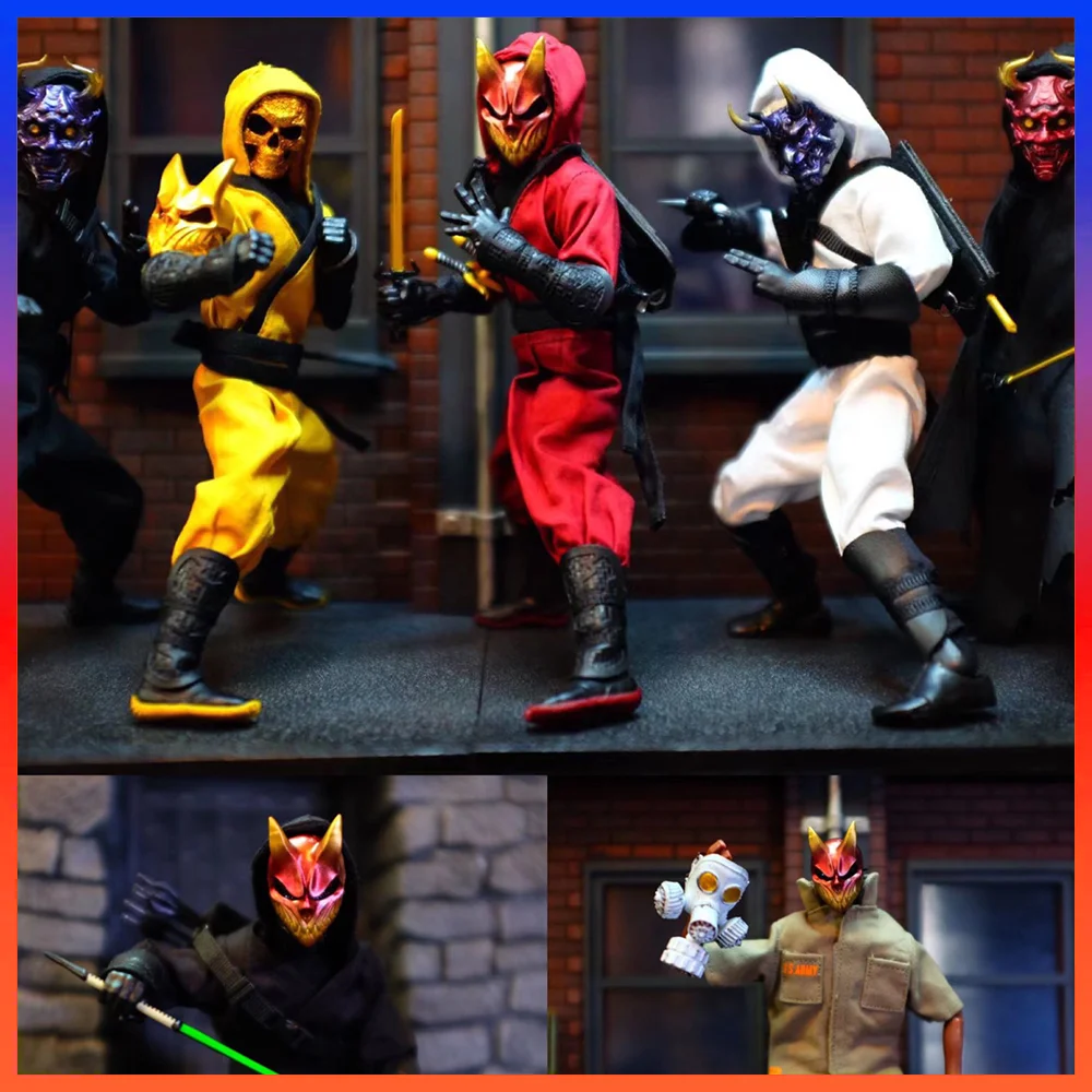 Handmade 1/12 Scale Male Soldier Multiple Color Mask Model Accessories ...
