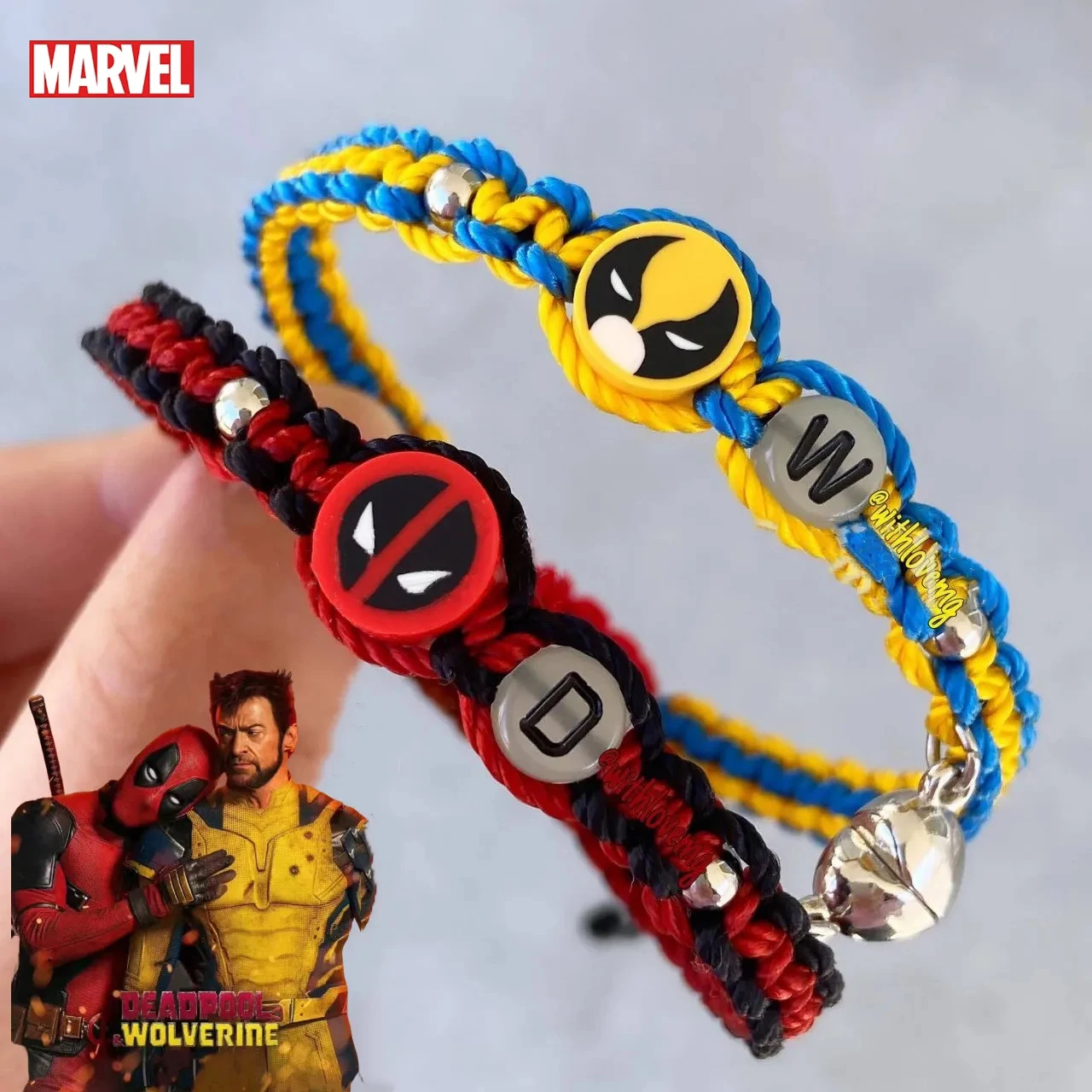 Anime-Marvel-Deadpool-Wolverine-Bracelet-Boys-Girls-Decoration-Necklace ...