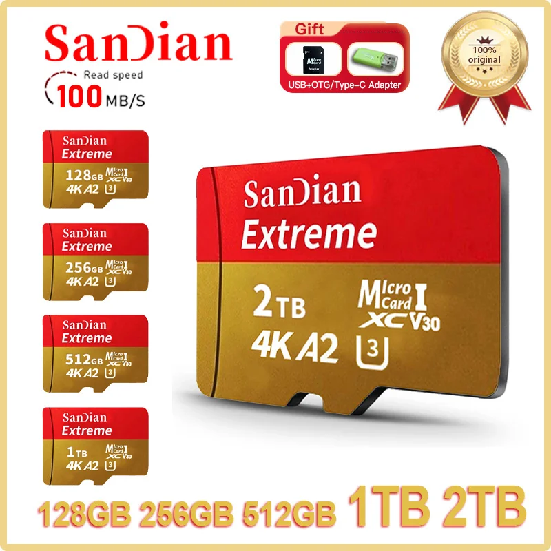 Micro Sd Express Switch 2 Micro SD, SD-Karte 512 GB Ultra-HD High Speed Speicherkarte Mit Großer ...