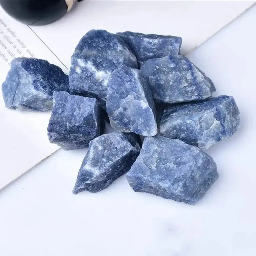 Placer gold stone natural blue Dongling original stone crystal original ...