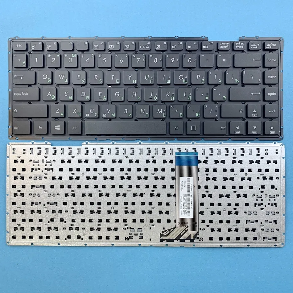 Russian-Laptop-Keyboard-For-ASUS-X451V-K455-W419-X403M-Y483-X453M-X451 ...