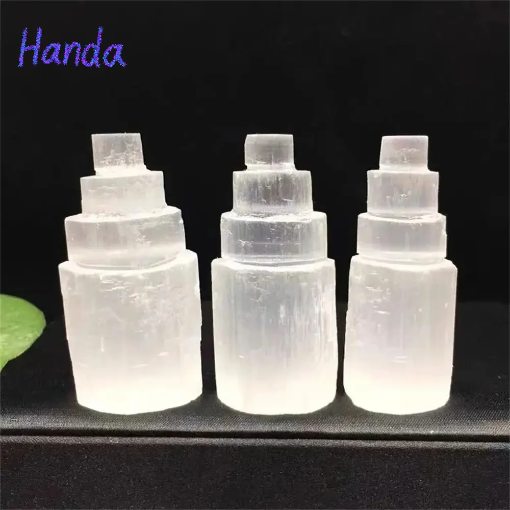 Natural-Selenite-Tower-Healing-Cleaning-Meditation-Plaster-Tower-Reiki ...