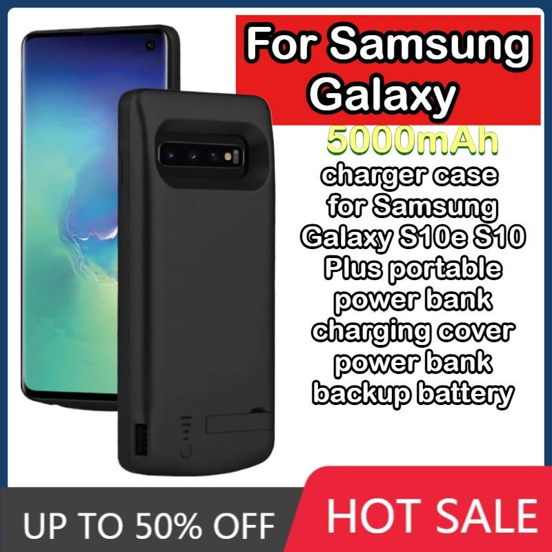 5000mAh S10 battery charger case for Samsung Galaxy S10e S10 Plus ...
