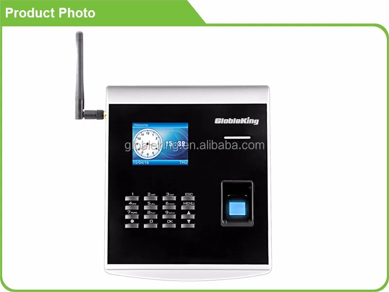 Sim Card Gprs Biometric Fingerprint Time Attendance Machine - Doorbell ...