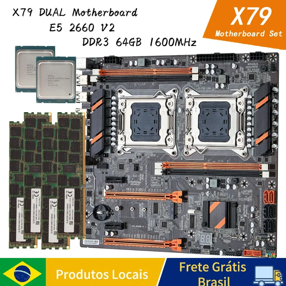 X79-Motherboard-Dual-Cpu-Set-with-E5-2660V2-DDR3-64GB-1600HMZ-RAM-Kit ...