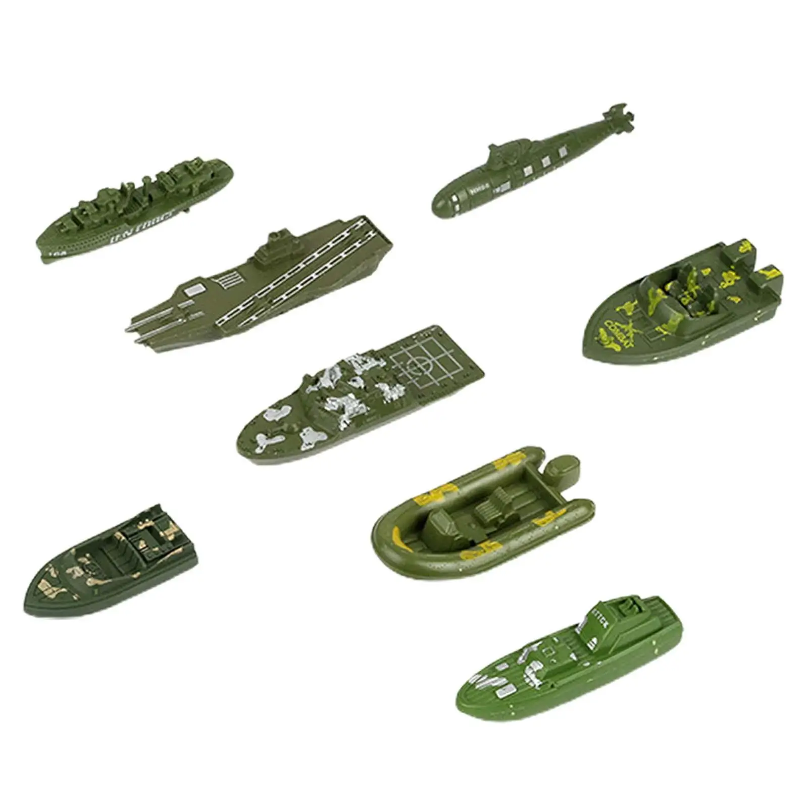 8Pcs-Warship-Toys-Playset-Boat-Naval-Ship-Play-Set-Water-Model-Toys ...