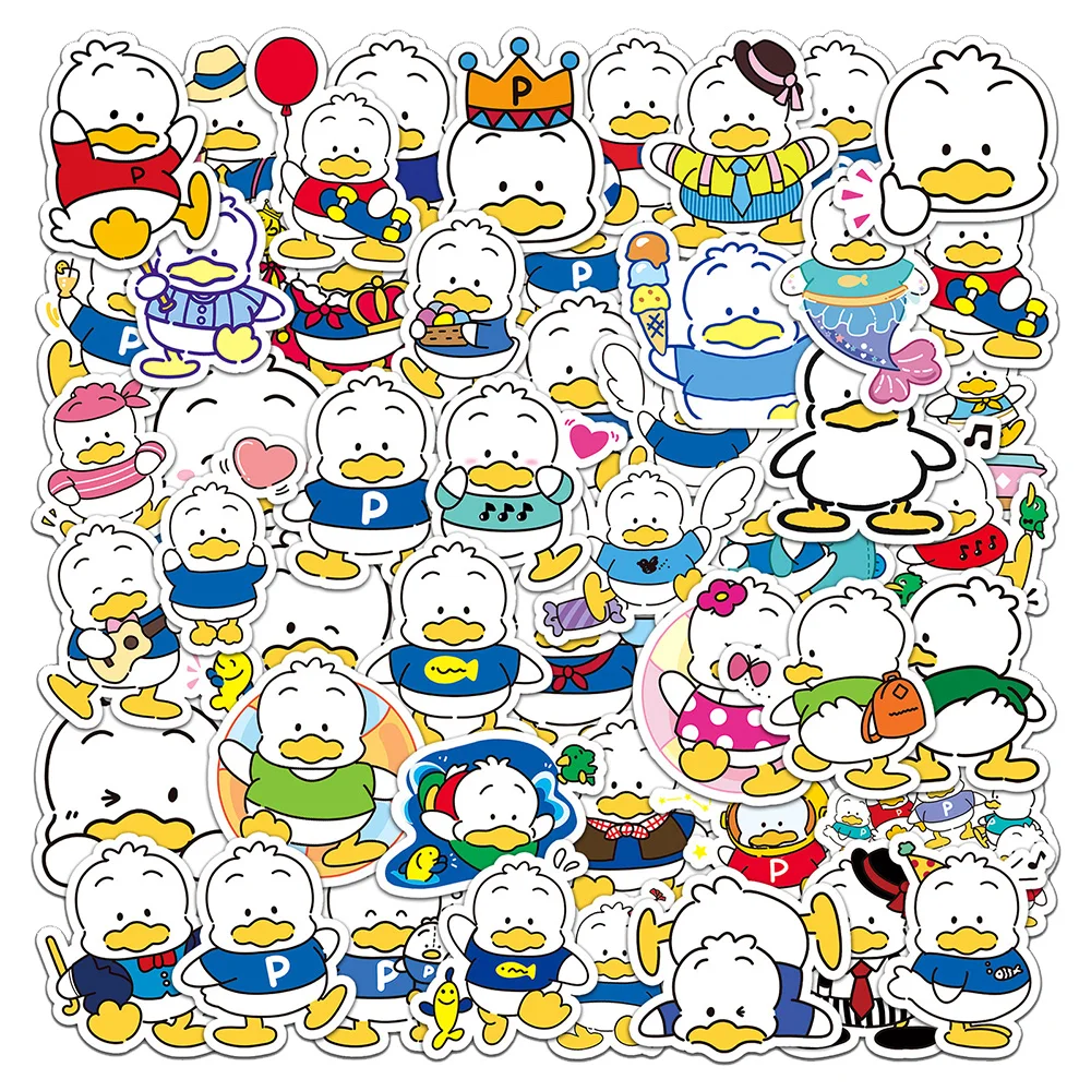 10-30-50Pcs-Sanrio-Pekkle-Cartoon-Stickers-Cute-Duck-Sticker-Graffiti ...
