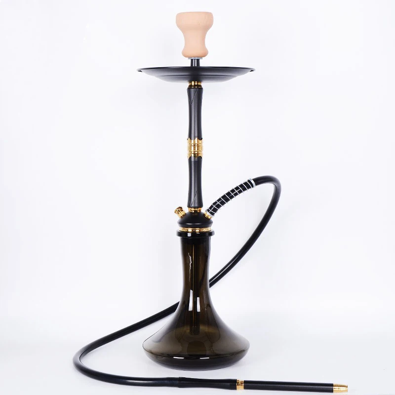 Chicha - narguilé,Grand ovale guilé de style russe avec base en verre ...