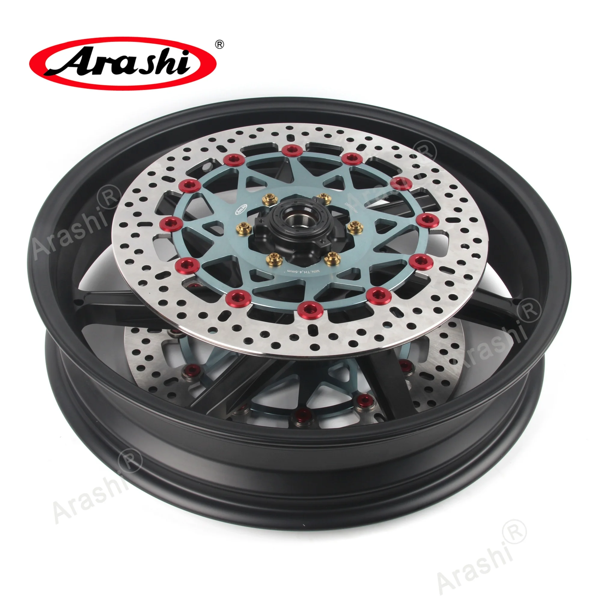 Arashi Front Wheel Rim Brake Disc Rotor Set For BMW S1000RR M Version ...