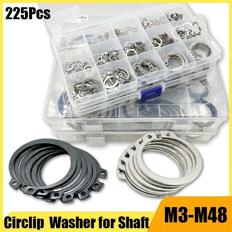 External-Retaining-Circlip-C-clip-Washer-Retaining-Ring-Internal ...