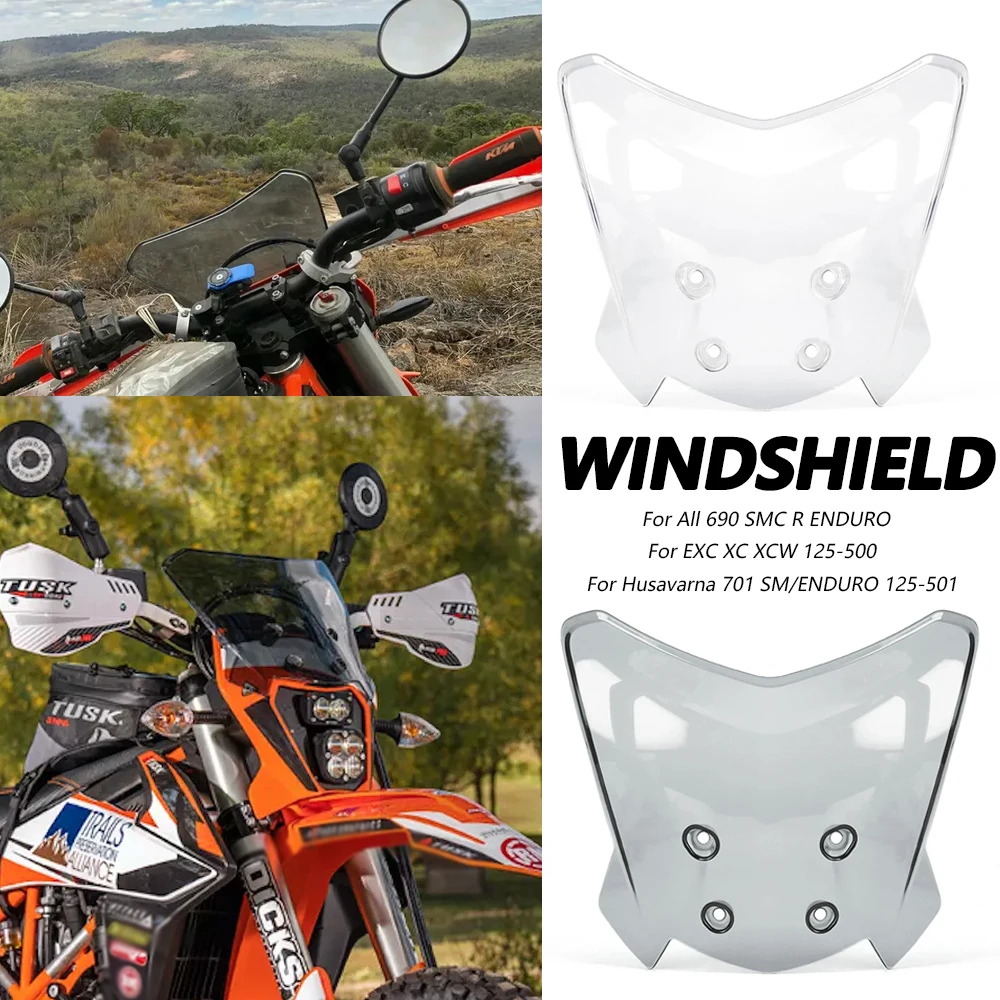 Motorcycle-Accessories-Windshield-Windscreen-For-All-690-SMC-R-ENDURO ...