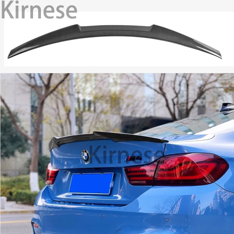 For BMW F36 Spoiler Carbon Fiber And black 4 Series 4 Door Gran Coupe ...