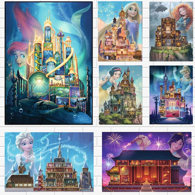Little Mermaid Castle Poster