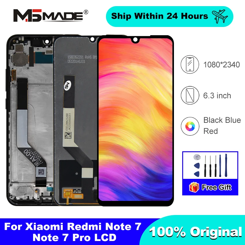 6-3-For-Xiaomi-Redmi-Note-7-LCD-M1901F7G-M1901F7H-Display-Touch-Screen ...